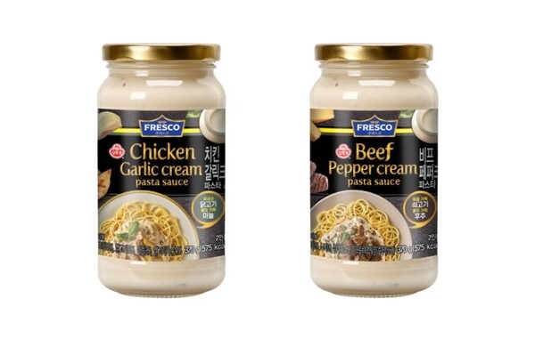 오뚜기 '프레스코 크림 파스타소스' 2종 출시..치킨·비프 활용